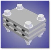 ASTM D395 Method B Compression Set Fixtures